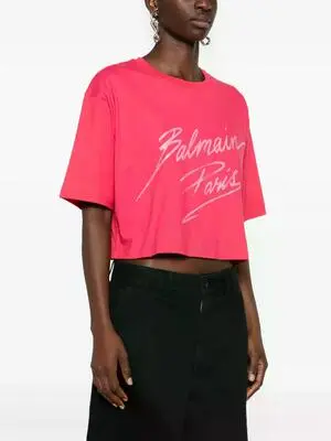Balmain Cropped T-shirt