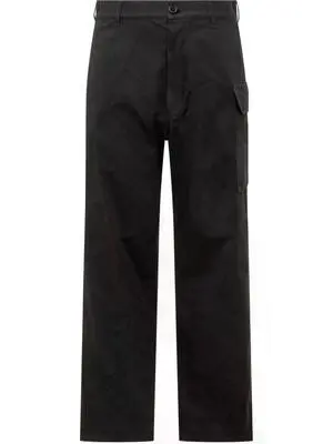 Marni Cotton Cargo Trousers - Black