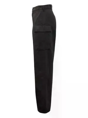 Marni Cotton Cargo Trousers - Black