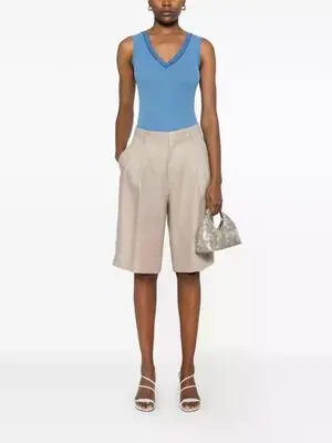 P.a.r.o.s.h Ribbed Tank Top - Blue