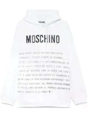 Moschino Text-print Hoodie