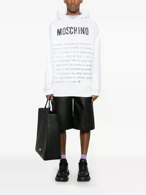 Moschino Text-print Hoodie