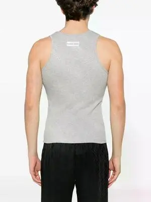 MARINE SERRE Crescent Moon Top - Grey