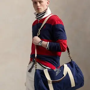 Ralph Lauren Ralph Lauren Embroidered Canvas Duffle Spring Navy