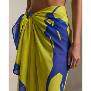 Ralph Lauren Big Pony Scarf Cover-up - Yellow