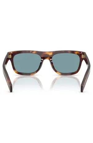 Prada 55mm Polarized Sunglasses - Tortoise