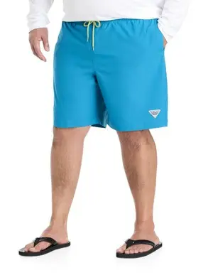 Columbia Columbia PFG Rambler Swim Trunks Blue Echo