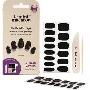 LE MINI MACARON Gel Nail Strips Kit Licorice