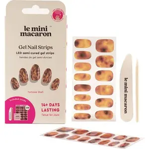 LE MINI MACARON Gel Nail Strips Kit - Tortoise Shell