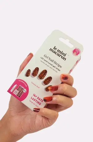 LE MINI MACARON Gel Nail Strips Kit - Tortoise Shell