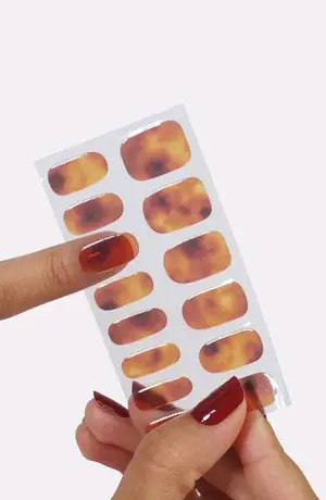LE MINI MACARON Gel Nail Strips Kit - Tortoise Shell