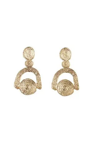 Cog Brass Earrings