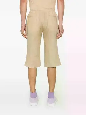 Kiton Linen Shorts - Neutrals