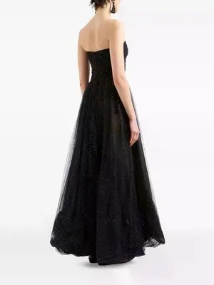 Giorgio Armani Sequin-embellished Strapless Dress
