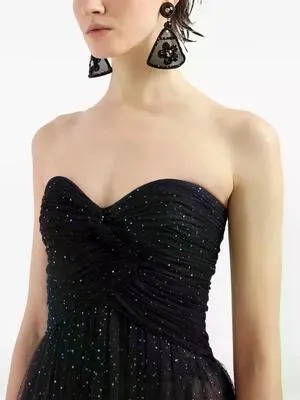 Giorgio Armani Sequin-embellished Strapless Dress
