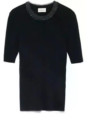 P.a.r.o.s.h Ribbed T-shirt - Blue