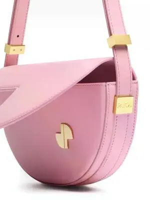 PATOU Le Petit Leather Shoulder Bag - Pink