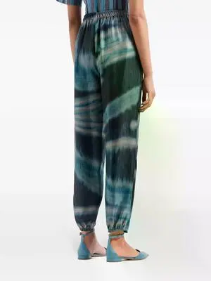 Giorgio Armani Gradient-effect Silk Trousers