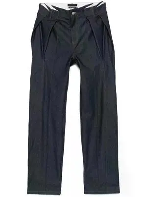 JUNTAE KIM Gathered Pleated Jeans