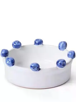 THE CONRAN SHOP Puglia Blueberry Serving Bowl - White