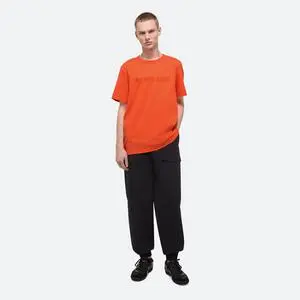 Helmut Lang Logo Tee Safety Orange