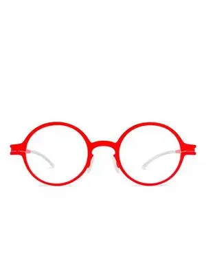 Mykita Panda Round Frame Eyeglasses - Red
