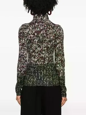 Loewe Knit-print Long-sleeve Top