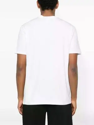 John Richmond Flocked-skull T-shirt - White