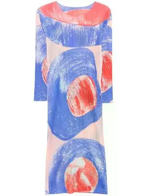 Issey Miyake Backlight Midi Dress - Blue