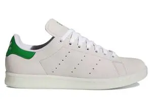 Adidas Stan Smith Suede Sneakers - Cloud White/green