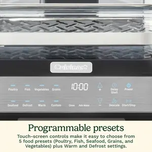 CUISINART Stm-4000 Cookfresh Digital Glass Steamer