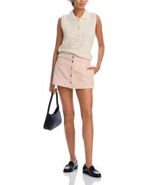 FRAME Tweed Mini Skirt