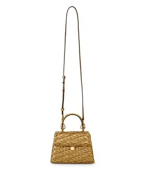 Cult Gaia Nano Sybil Crossbody - Brushed Brass