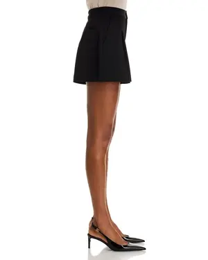 L'AGENCE Saige Safari Shorts - Black