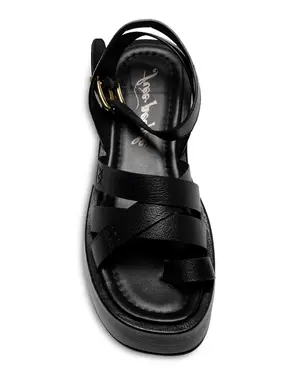 Free People Hazel Platform Sandals - Black