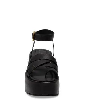 Free People Hazel Platform Sandals - Black