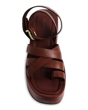 Free People Hazel Platform Sandals - Brown