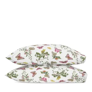 MATOUK Baudin Butterfly Pillowcase Pair, King - Pink