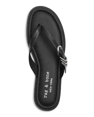 Rag & Bone Gia Thong Sandals - Black