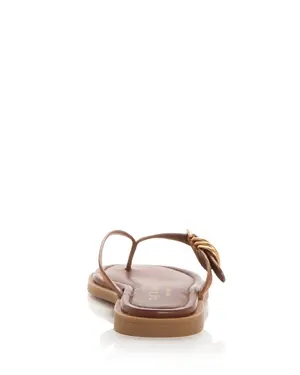 Rag & Bone Gia Thong Sandals - Umber Suede
