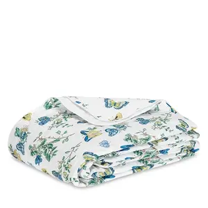 MATOUK Baudin Butterfly Quilt, King - Prussian Blue
