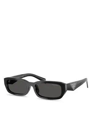 Prada Symbole Rectangle Sunglasses, 55mm
