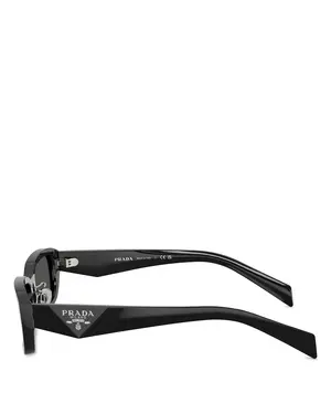 Prada Symbole Rectangle Sunglasses, 55mm