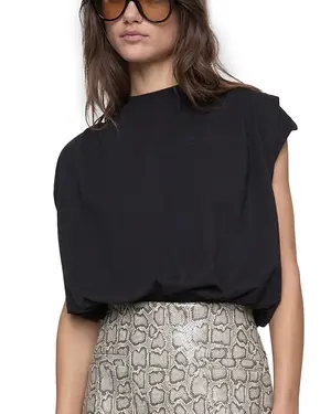 Rebecca Minkoff Holly Sleeveless Top True Black