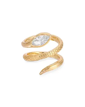 Ettika Coiled Snake Ring - Gold