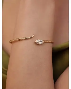 Ettika Marquise Crystal Cuff Bracelet