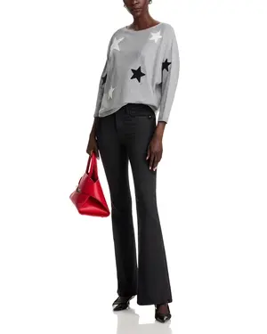 SIONI Star Dolman Sleeve Sweater