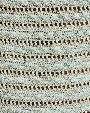 A.L.C. Kira Open Stitch Striped Tank Top