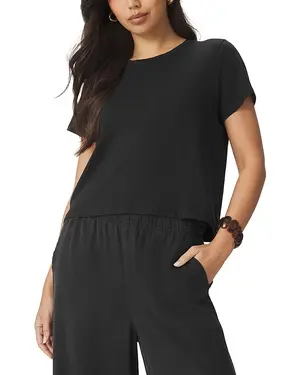 Splendid Louisa Short Sleeve Tee - Black
