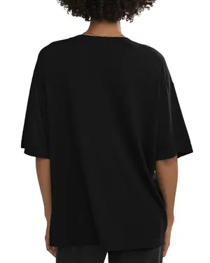 Jenni Kayne Wool Tee - Black